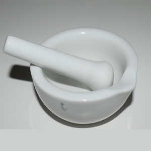 Mortero de porcelana con pistilo – Heaven Biotech